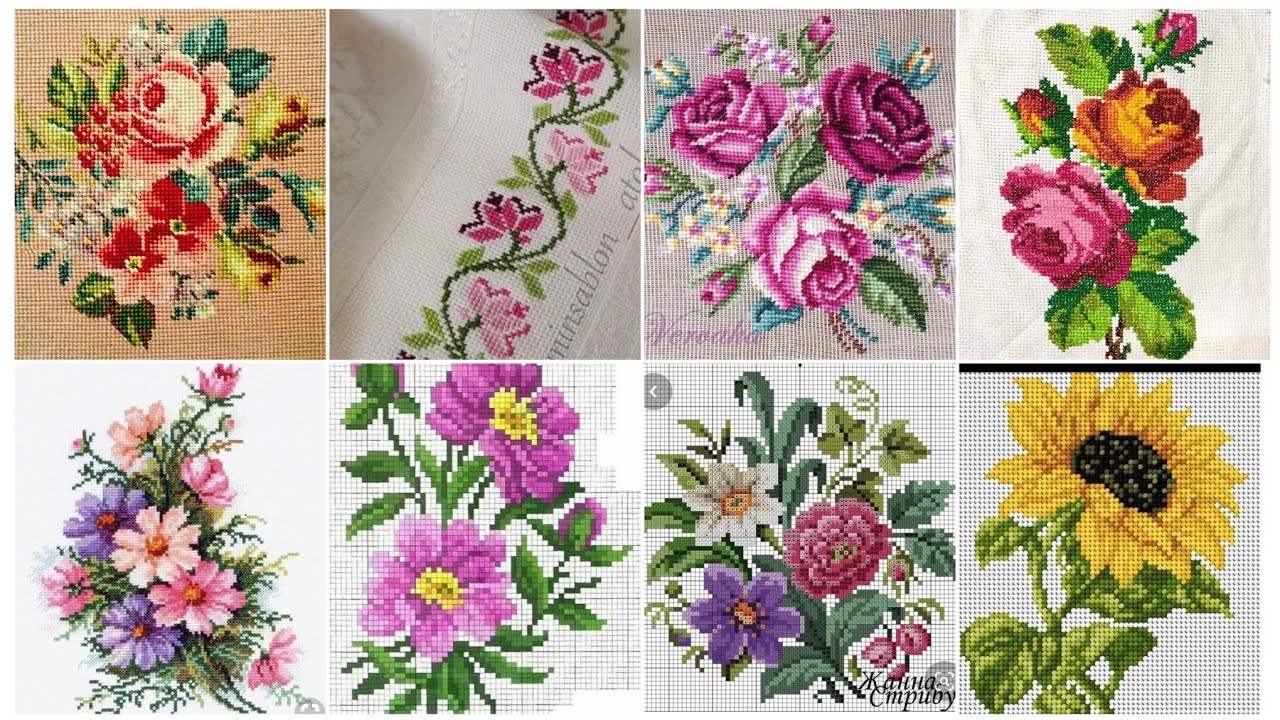 Very Beautiful & Stunning Cross stitch patterns ideas - YouTube