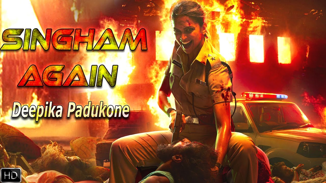 Lady Singham First Look From Singham Again Ajay Devgan Deepika Padukone ...