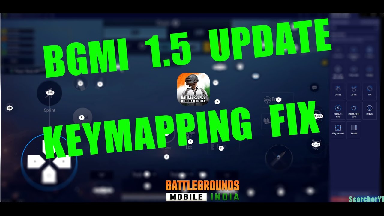 BGMI 1.5 UPDATE Keymapping Fix in BlueStacks 5 | 2021 | bag glitch ...