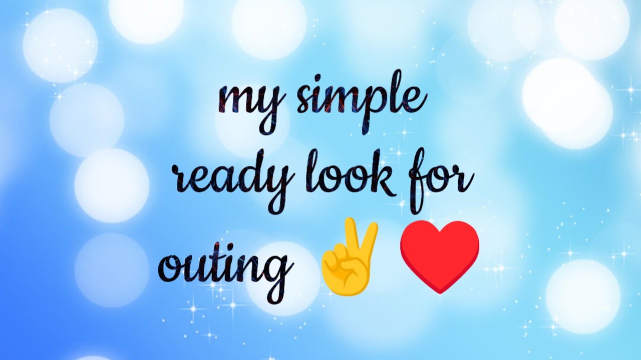 Get ready with me in simple look for outing ️♥️ #vlog #vlogger #vlogs # ...