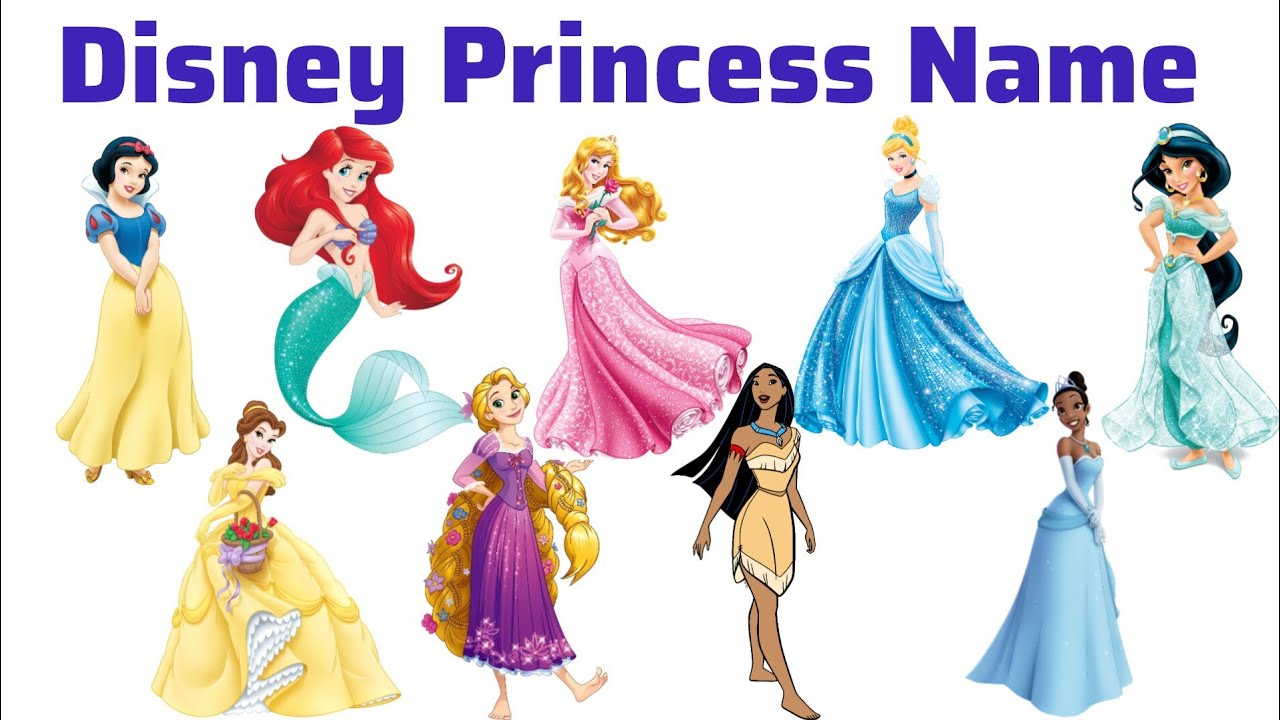 Disney Princess Names for Kids | Snow White, Cinderella | Fairy Tale ...