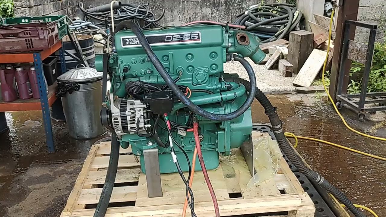Volvo Penta D2 55 55hp Marine Diesel Engine 060723 YouTube Volvo Penta D2 55 55hp Marine Diesel Engine 060723 YouTube