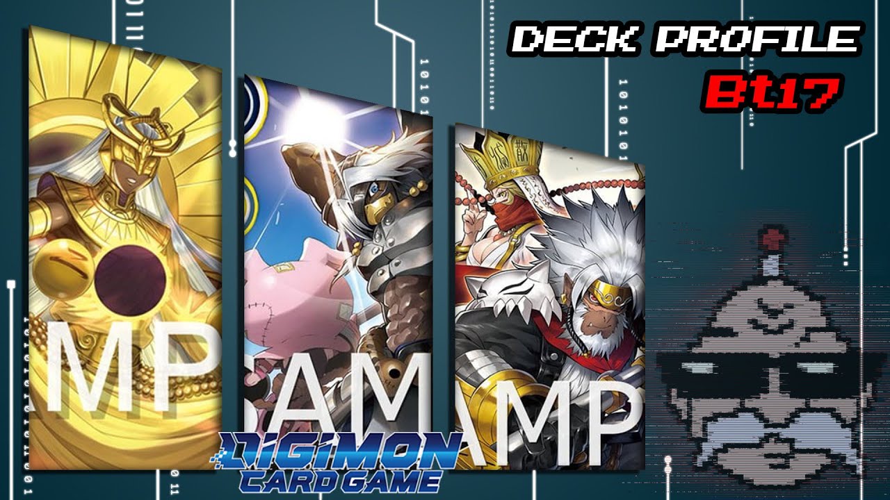 Shakamon Deck Profile BT17! Digimon Card Game! - YouTube
