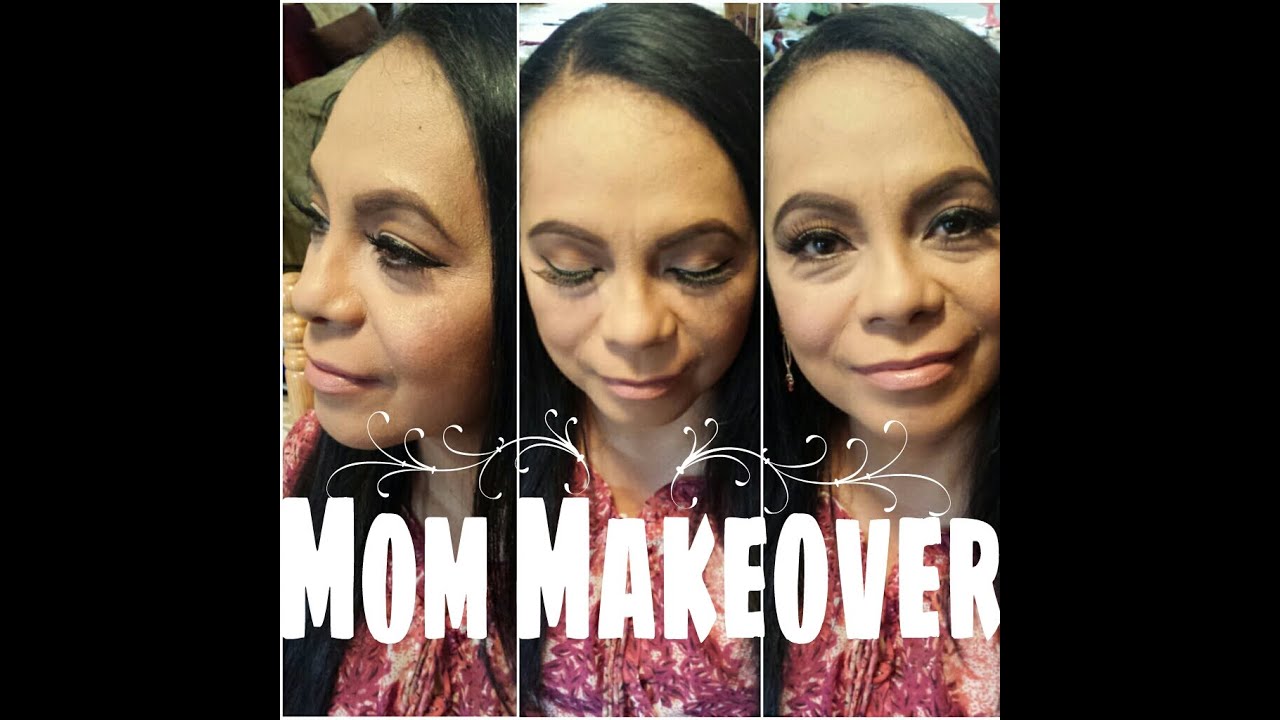 Full Face Makeup tutorial- Moms Make over -Ft. My Mother - YouTube