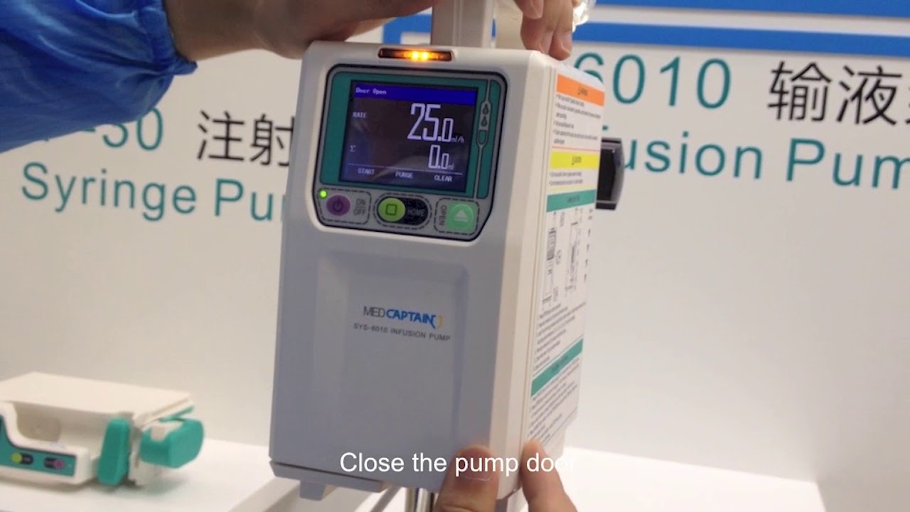 Medcaptain SYS-6010 Vet Infusion Pump - Operation Video - YouTube
