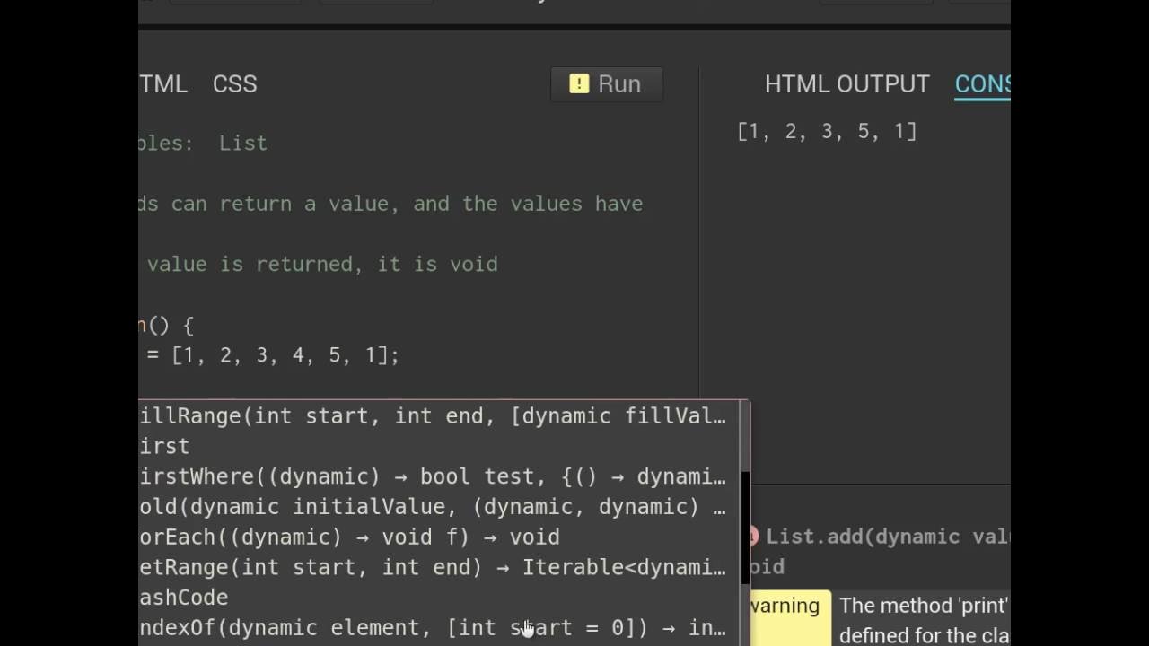 Dart Computer Programming for Beginners: 09 Lists and OOP - YouTube