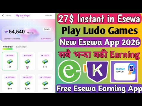 New Esewa Earning App | Latest Esewa Earning App 2026 | Hifami App Review |