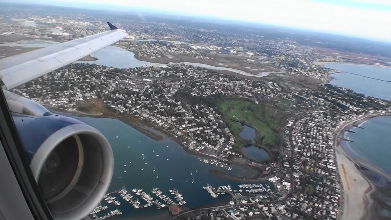 Absolutely Incredible HD Airbus A321 Takeoff From Boston Logan ...