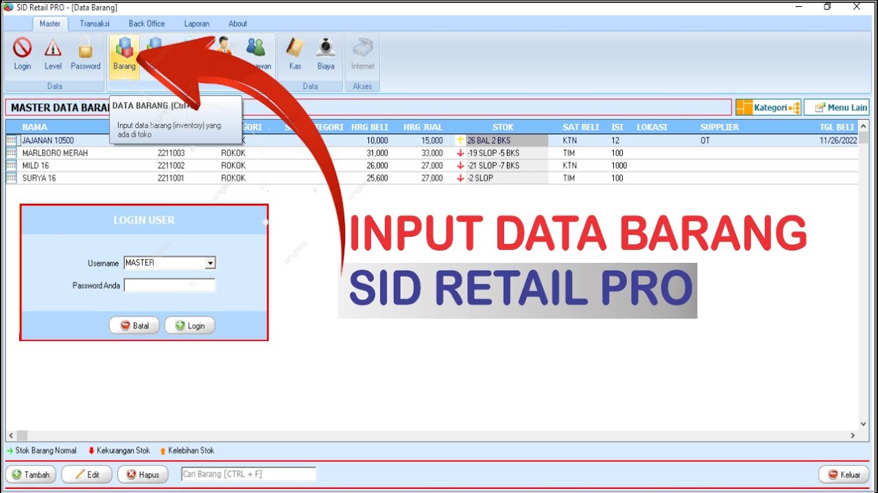 CARA MENGGUNAKAN SID RETAIL PRO DARI AWAL - TUTORIAL SID RETAIL PRO - YouTube