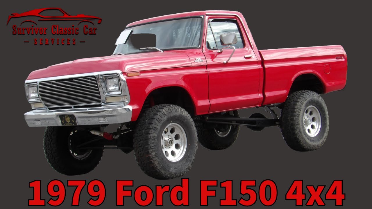 1979 Ford F150 Short Bed 4x4 Dentside 302 V8 for sale Survivor Classic ...