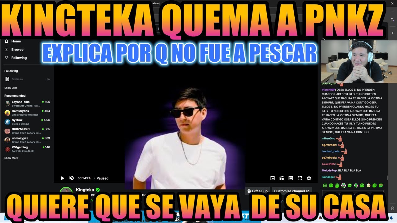 KINGTEKA QUEMA A PNKZ | QUIERE QUE SE VAYA DE LA CASA - YouTube