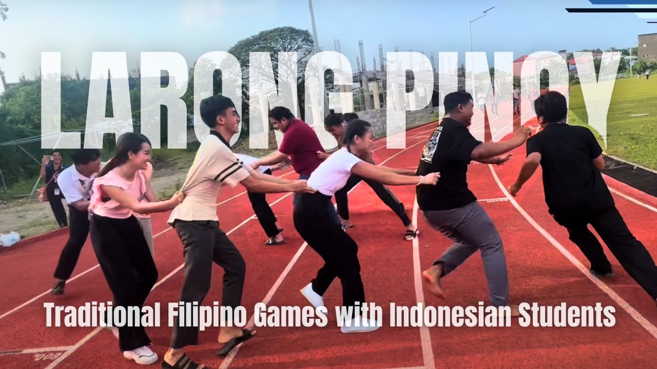 TRADITIONAL FILIPINO GAMES with our INDONESIAN STUDENTS 🇮🇩🇵🇭 - YouTube