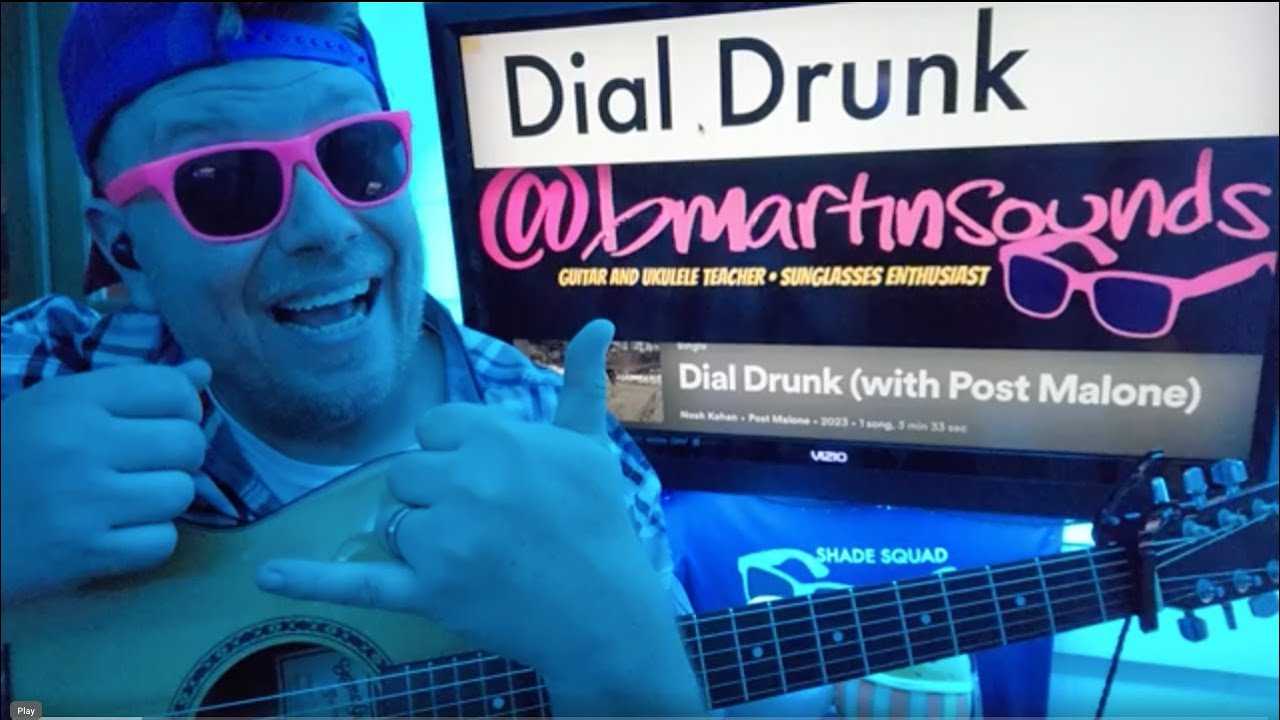 Dial Drunk (With Post Malone) - Noah Kahan Guitar Tutorial (Beginner ...