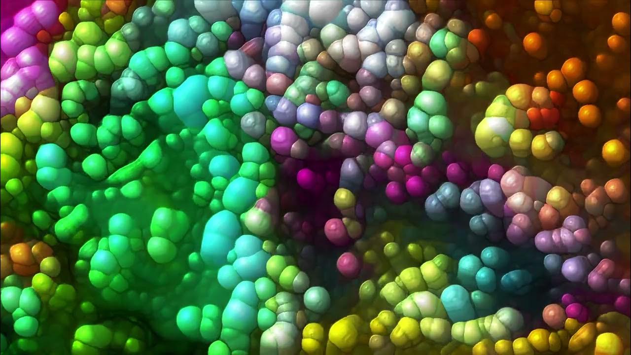 Strange wriggling blobs loop background - free to use - YouTube