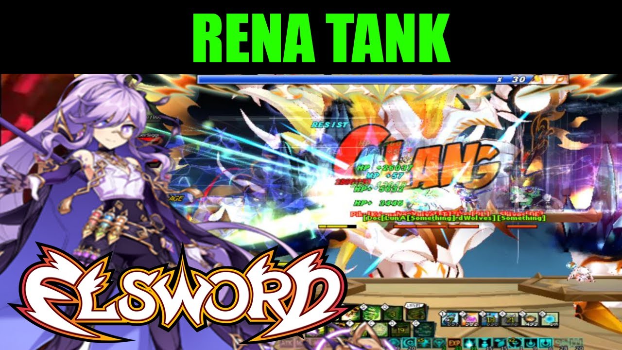 Elsword - Rena Tank (Raid Berd Gameplay) - YouTube