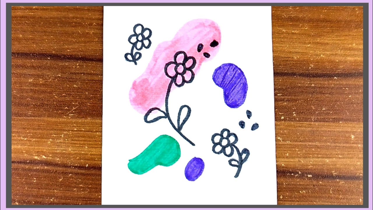 Bohu painting | Bohu drawing step by step | Bohu drawing easily | Boho ...
