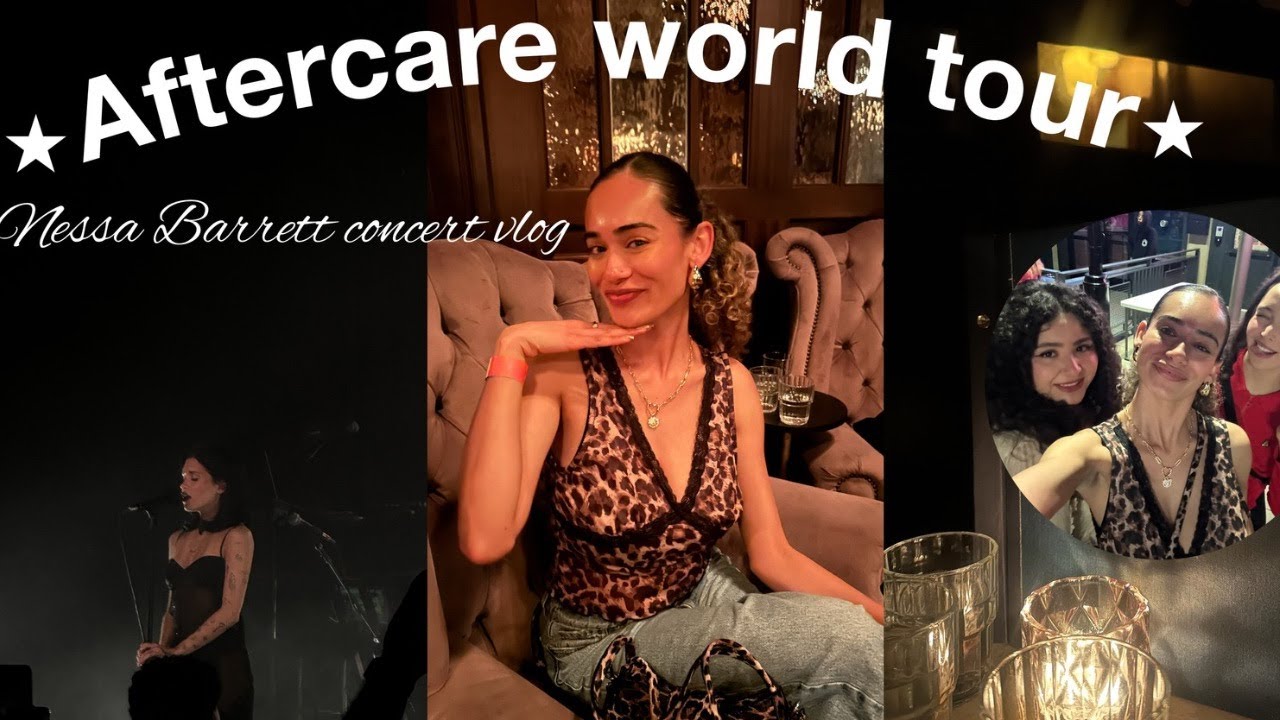 Aftercare World Tour: Nessa Barrett Concert Vlog - YouTube