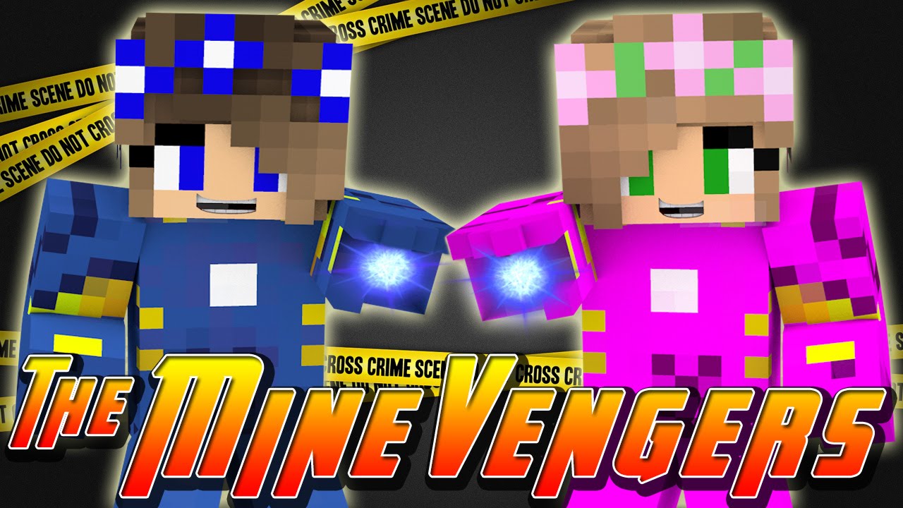Minecraft MineVengers - JEWEL THIEF w/ Little Kelly & Little Carly ...