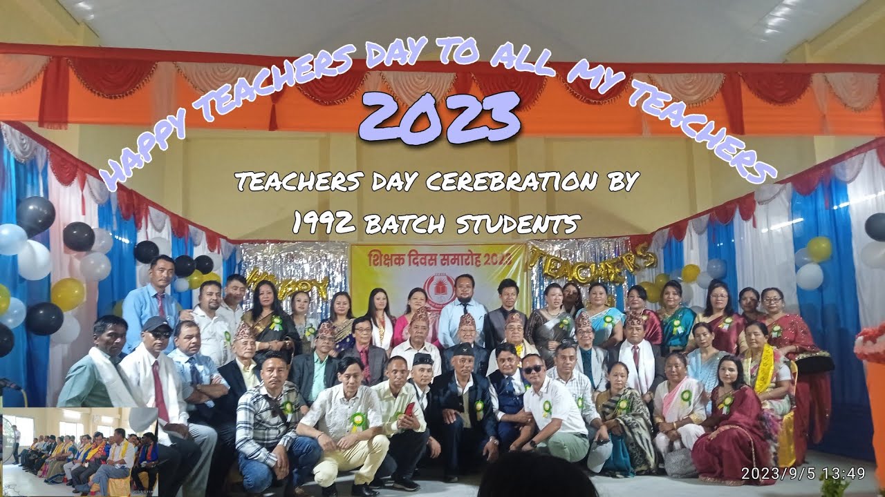 5/9/23 happy teacher's day to all my teacher 🎊🎉 // teachers day ...