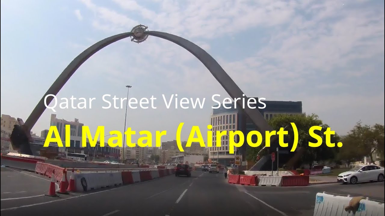 Al Matar St also known as (Old) Airport Road - Doha | Driving around ...