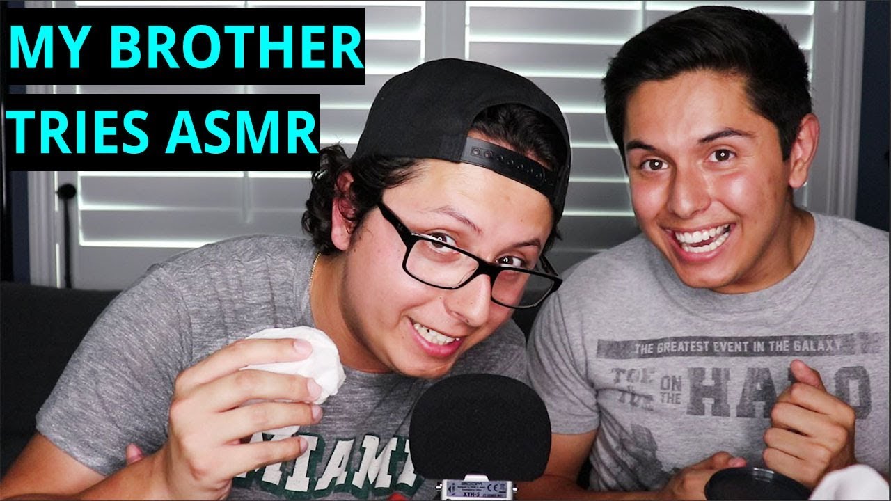 [ASMR] MY BROTHER TRIES ASMR! (Guess The Tingle!) - YouTube