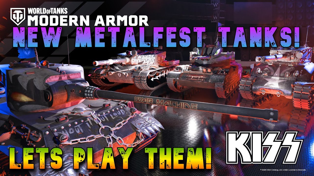 New Metal fest Tanks! Lets Play Them! ll Wot Console - World of Tanks ...