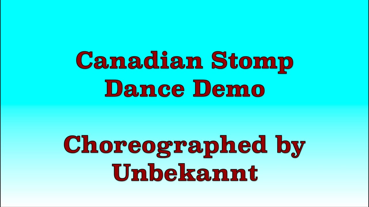 Canadian Stomp - Line Dance (Dance Demo) - YouTube