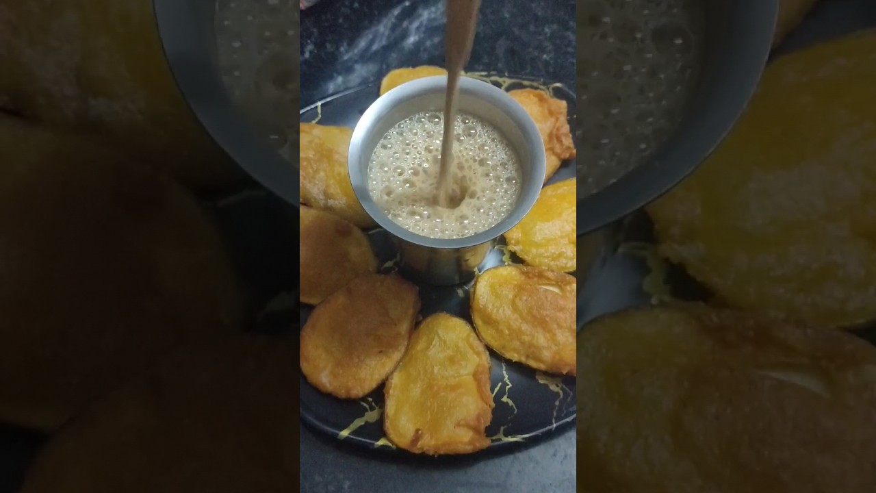Evening snacks recipe 😋 | Tea ☕ with potato bajji - YouTube