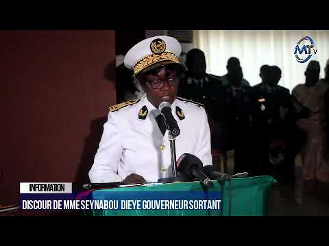 Discour de Mme Seynabou dieye , la seule femme gouverneur du senegal ...