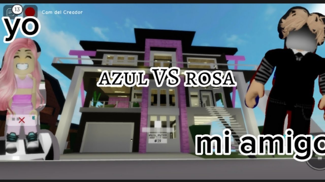 azul VS rosa con mi amigo Alex 💗💙 - YouTube