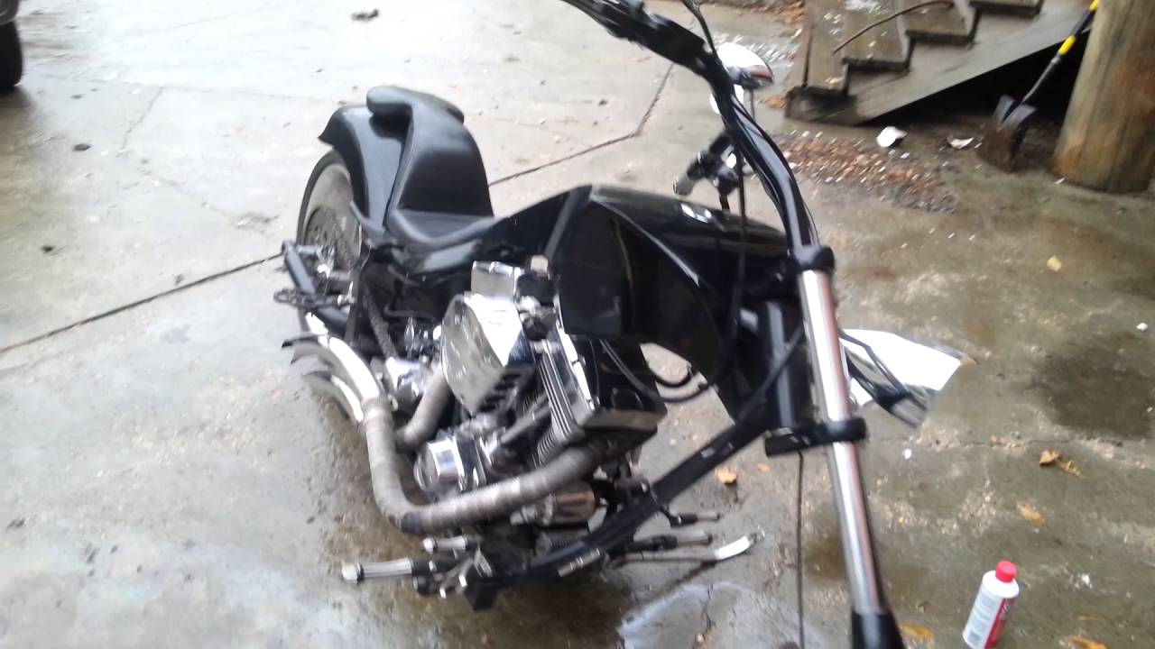 2008 Ultima pro street chopper 127 ci - YouTube