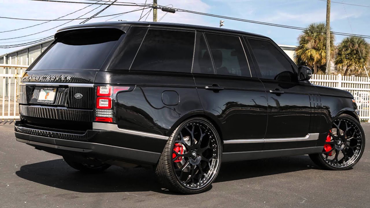 High Line Auto Sports Range Rover with Forgiato Wheels - YouTube