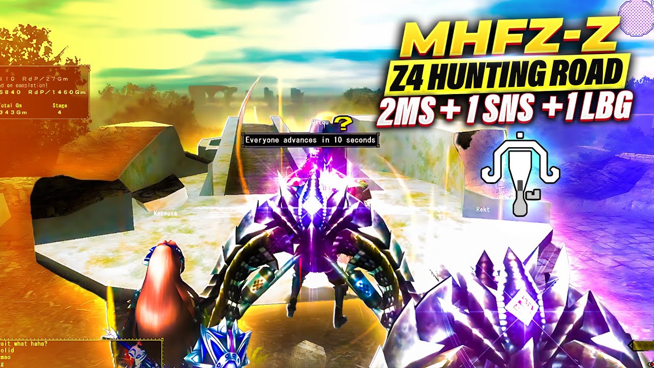 [MHF-Z] Z4 Hunting Road Floor 100 (2MS, 1 SnS, 1LBG) - YouTube