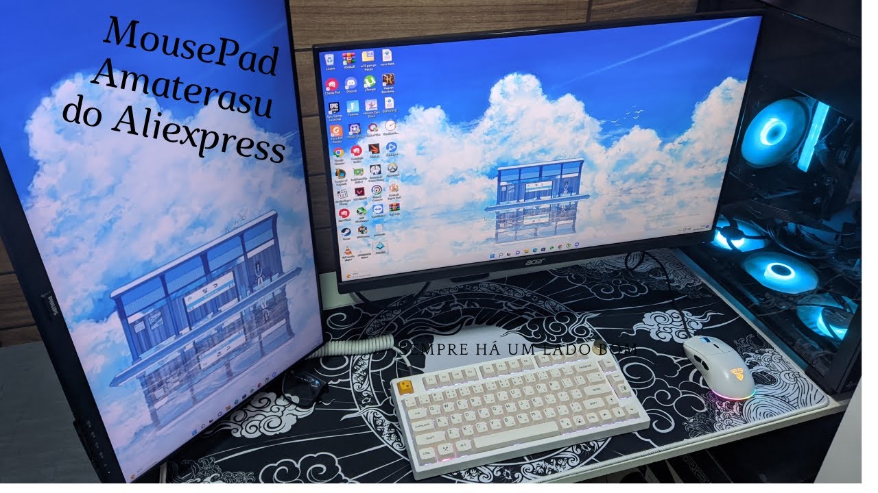 Mousepad aliexpress custo beneficio (Amaterasu KpRepublic Store) - YouTube