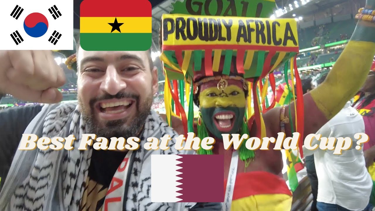 Ghana Fans Go CRAZY at the World Cup In Qatar 🇶🇦 - YouTube