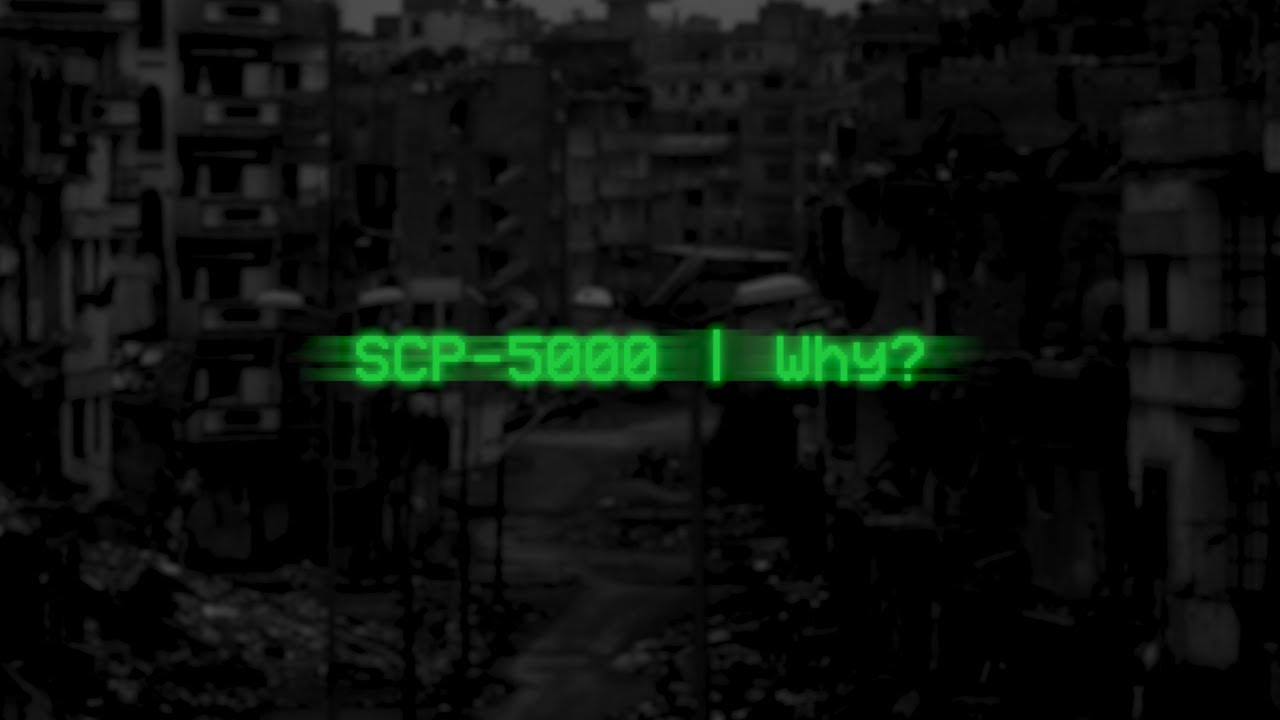 SCP-5000 | Why? | Audio Drama | SCP Reading - YouTube