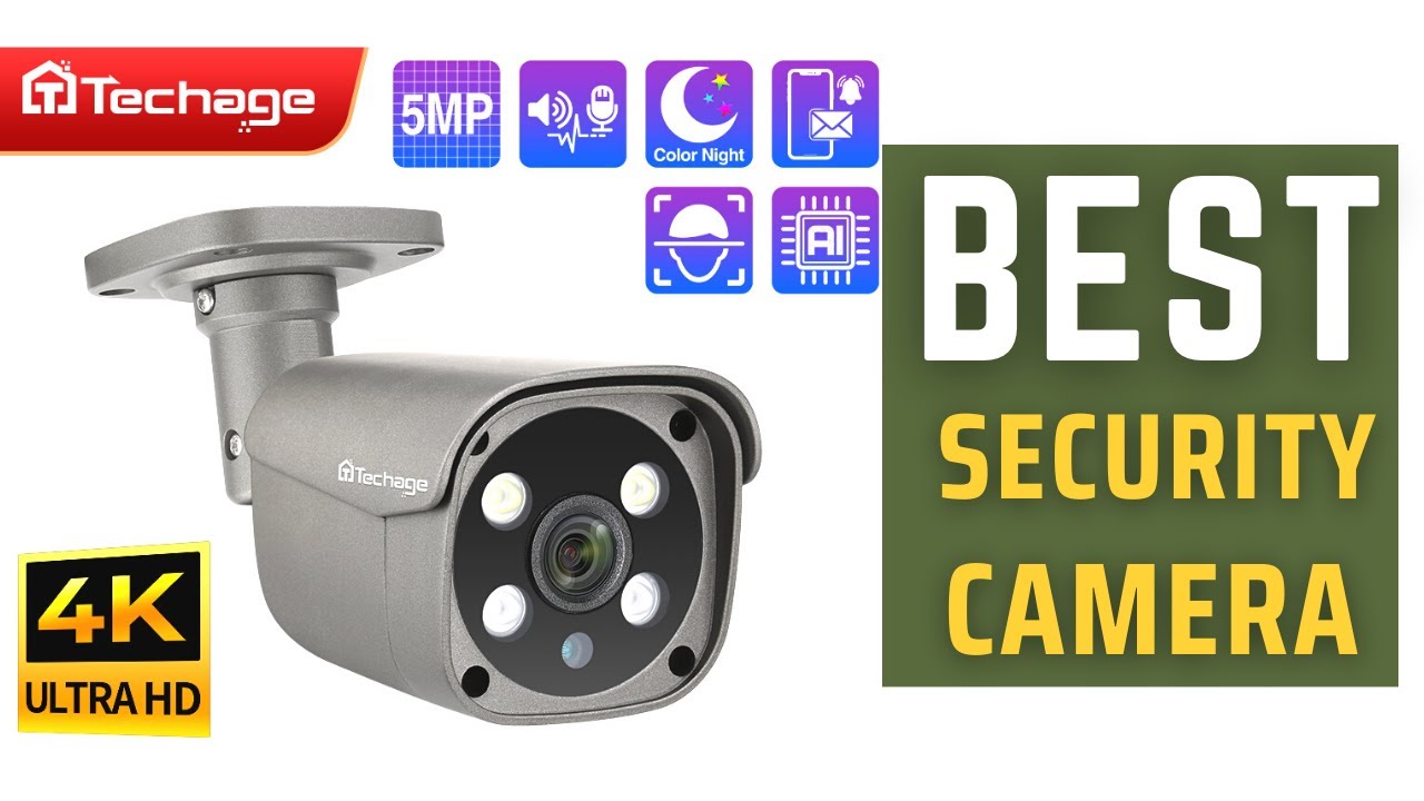 Best Security Camera | Techage 5MP 4K Security IP Camera Review in 2024 ...