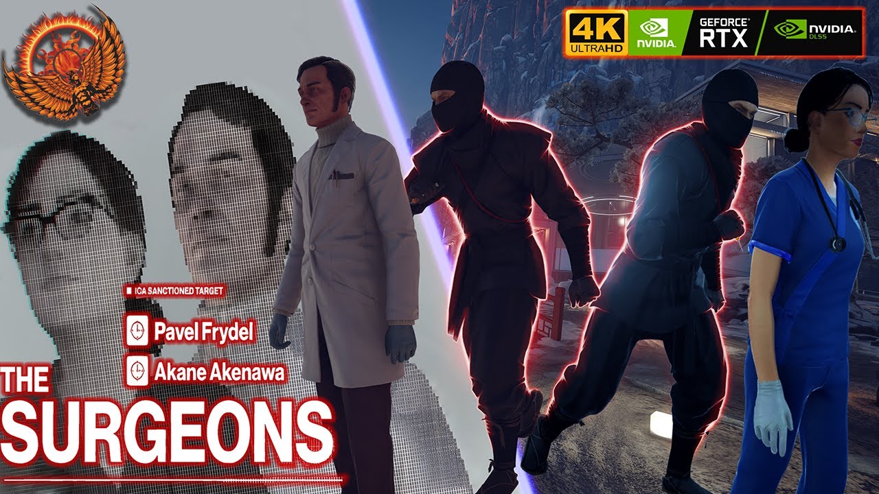 Hitman 3™ WoA - The Surgeons [Elusive Target] w/ 2 Methods | Ninja Suit ...