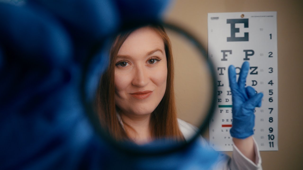 ASMR Eye Exam | Optometrist Roleplay (Soft Spoken) - YouTube