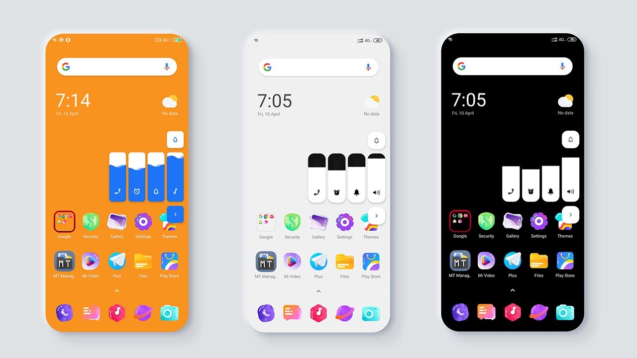 Get New Volume Ui Style On Any Phone | iOS Style, Samsung ONE UI, Color ...