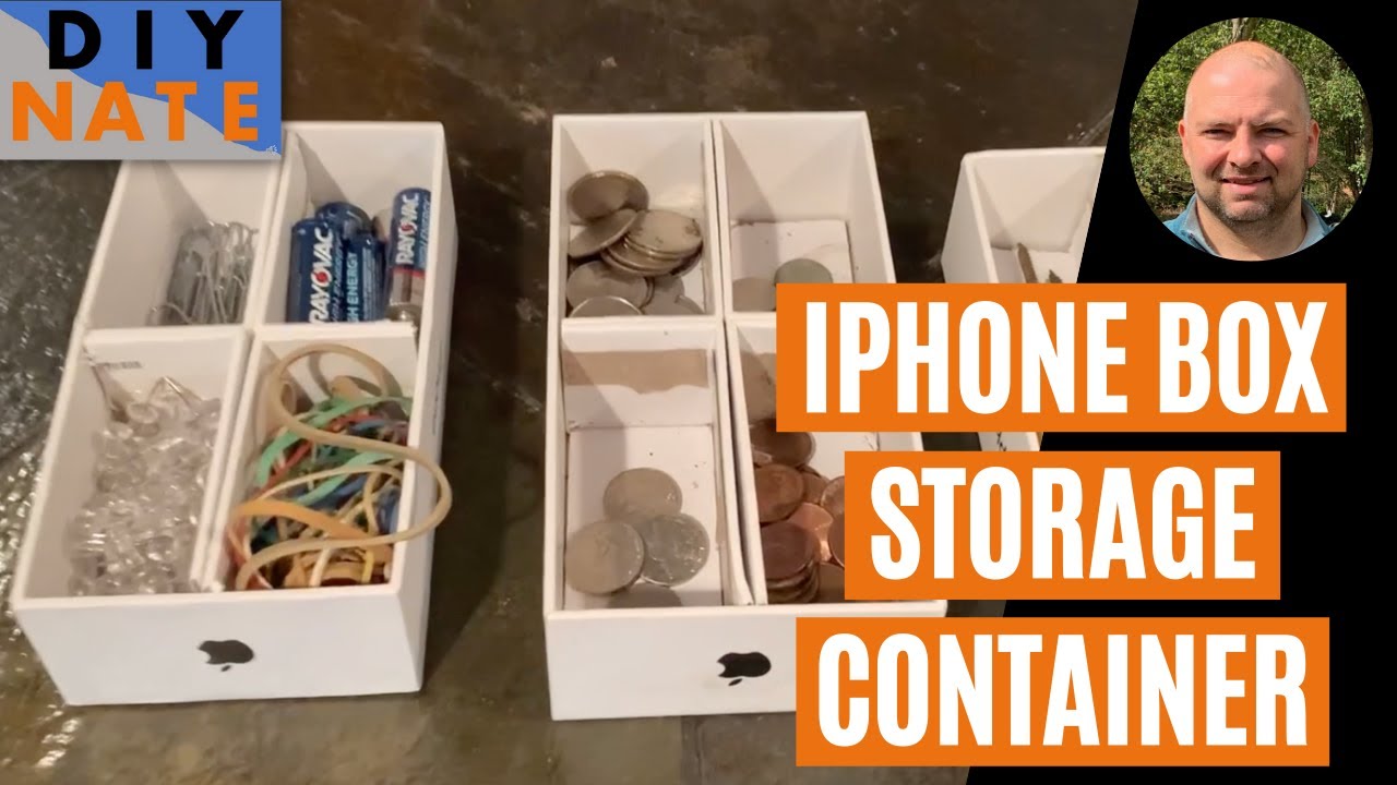 Turn Your Old iPhone Box into Drawer Storage! Upcycle & Reuse Hack - by ...