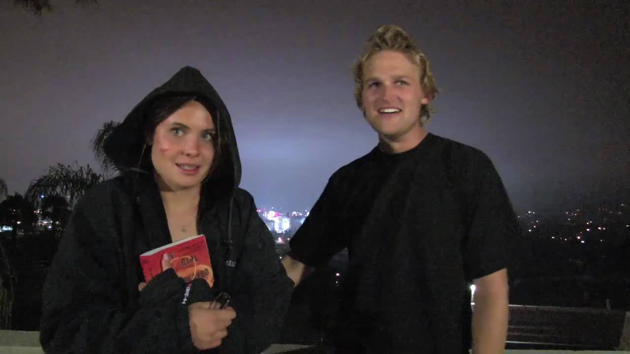 Leah and Wyatt discuss the attack scene for Law & Order Los Angeles ...