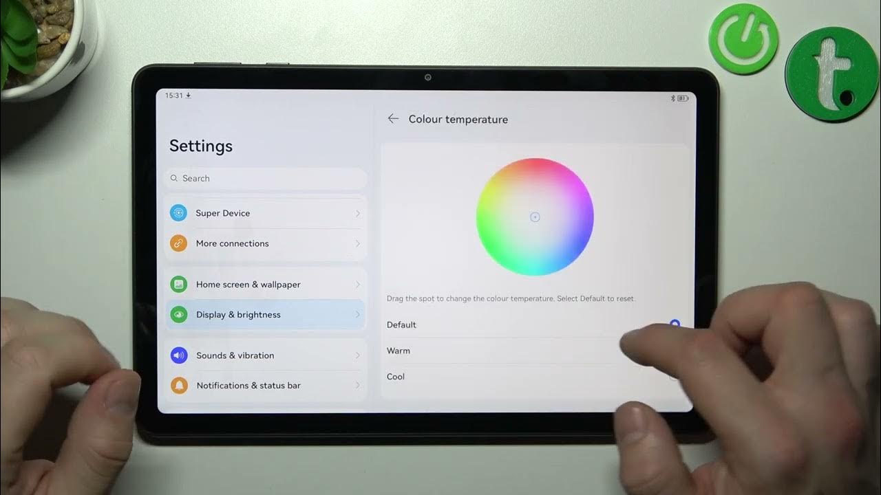How to Find & Manage Display Settings on HUAWEI MatePad SE? - Adjust Display - YouTube