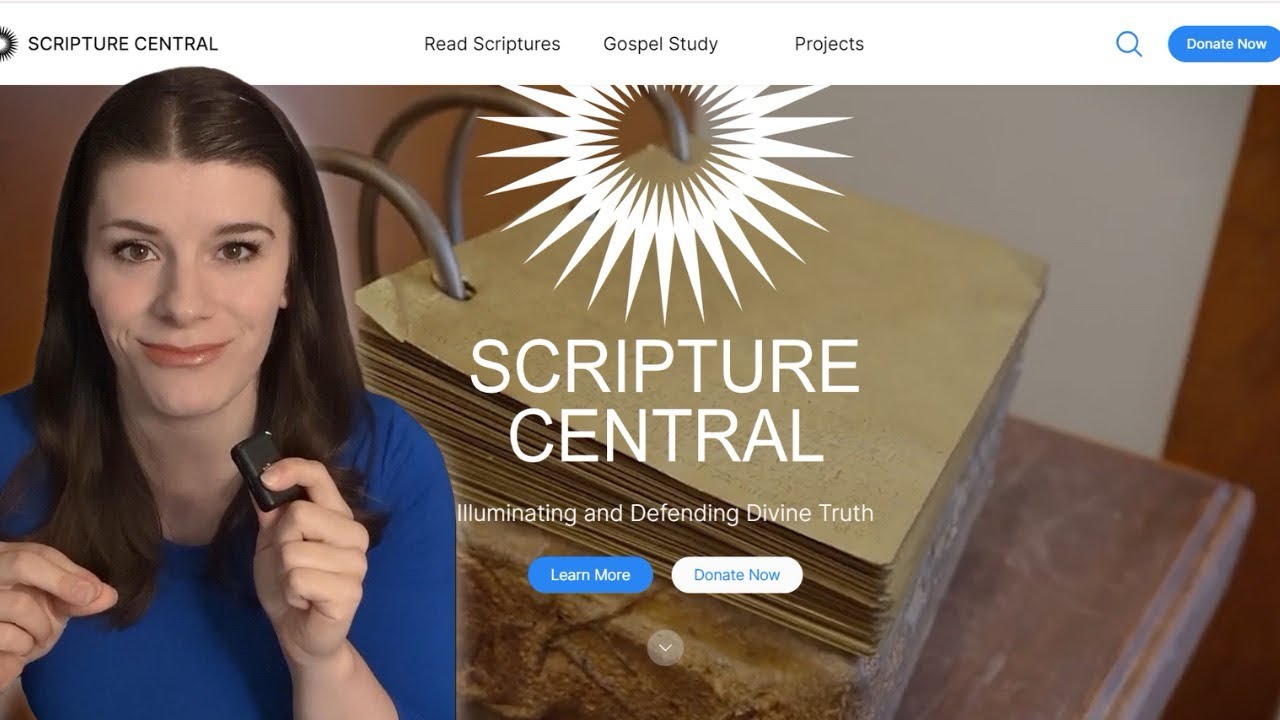 NEW Website for Scripture Central - YouTube