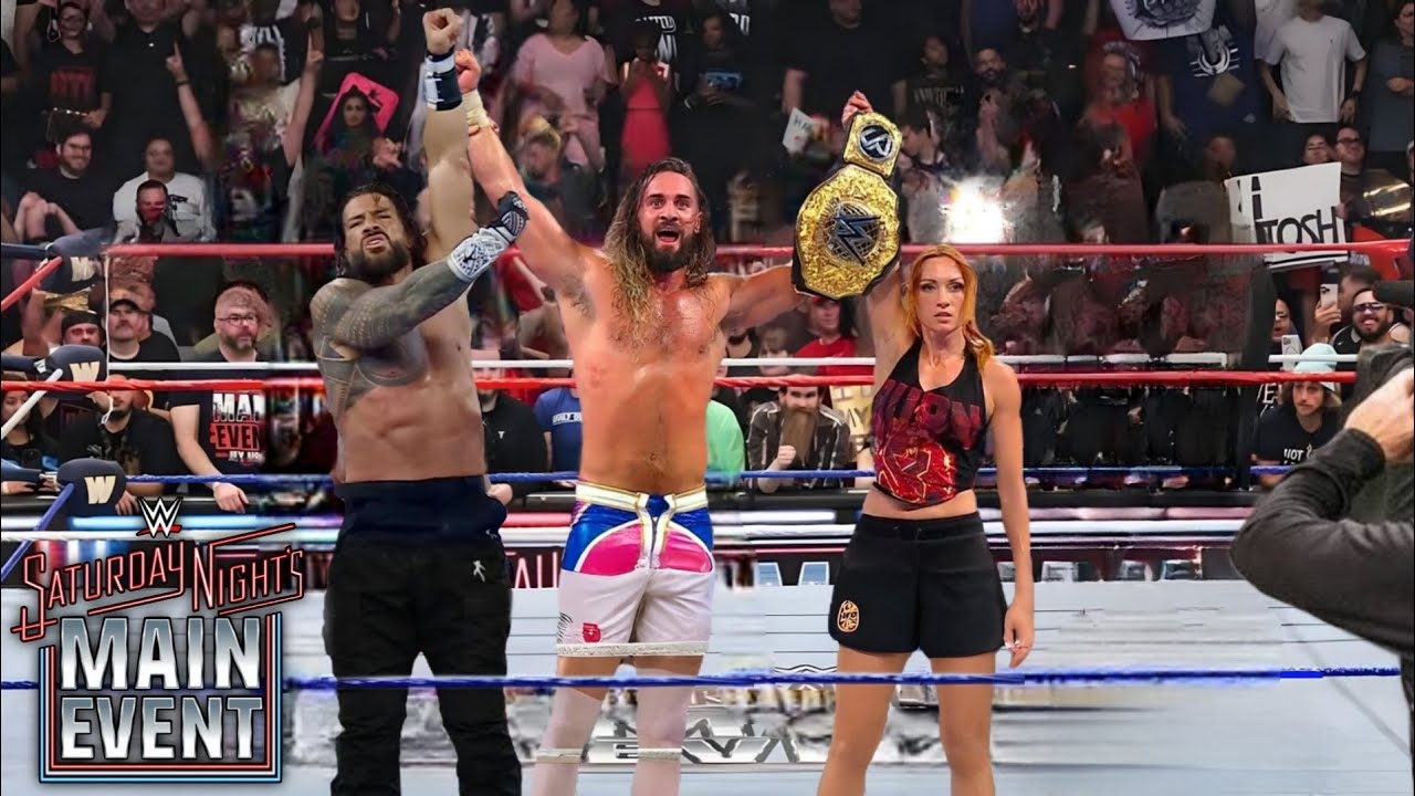 OMG🤯 Roman Reigns And Seth Rollins Re-Unite at WWE Saturday Night's ...