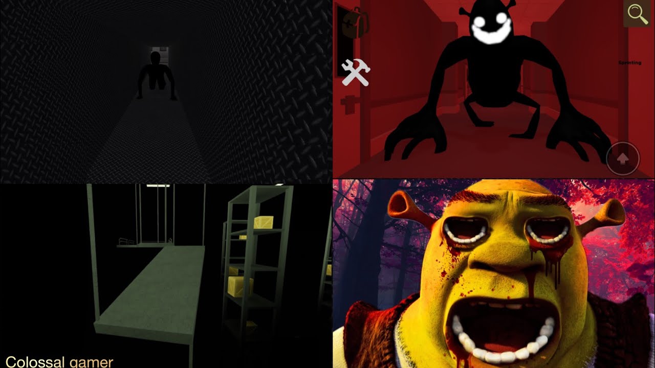Roblox Shrek In The Backrooms NEW Jump-scare (level 14 and 15) - YouTube