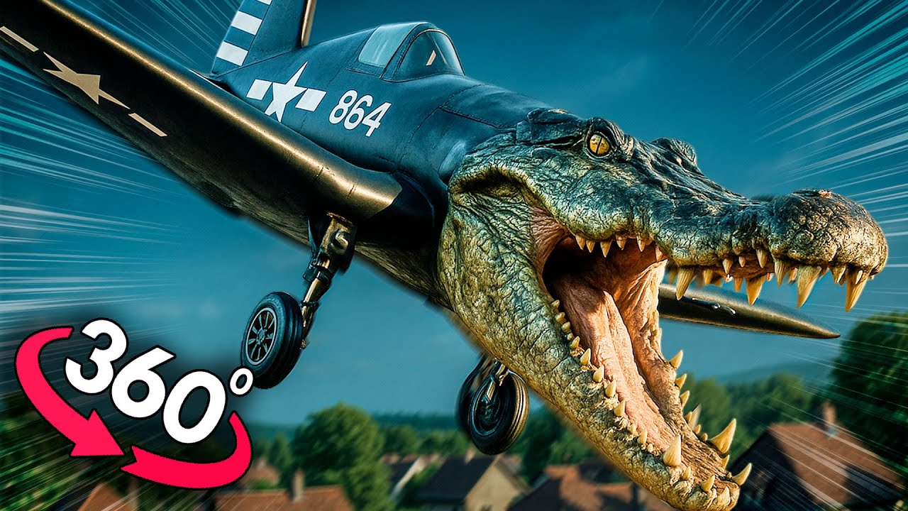 360° Bombardino Crocodillo FOUND YOU! Can You Escape? / 4k VR video ...