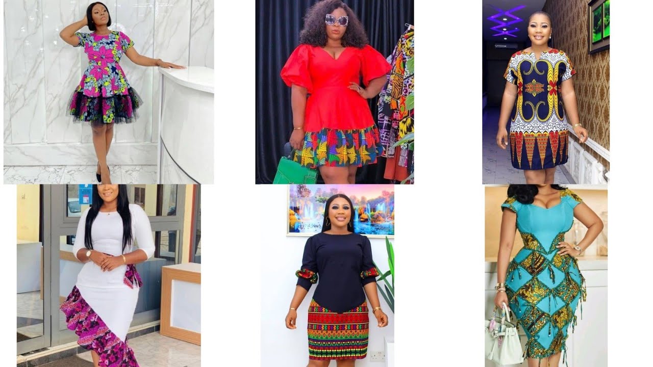 Latest trending Ankra short gown for African ladies - YouTube