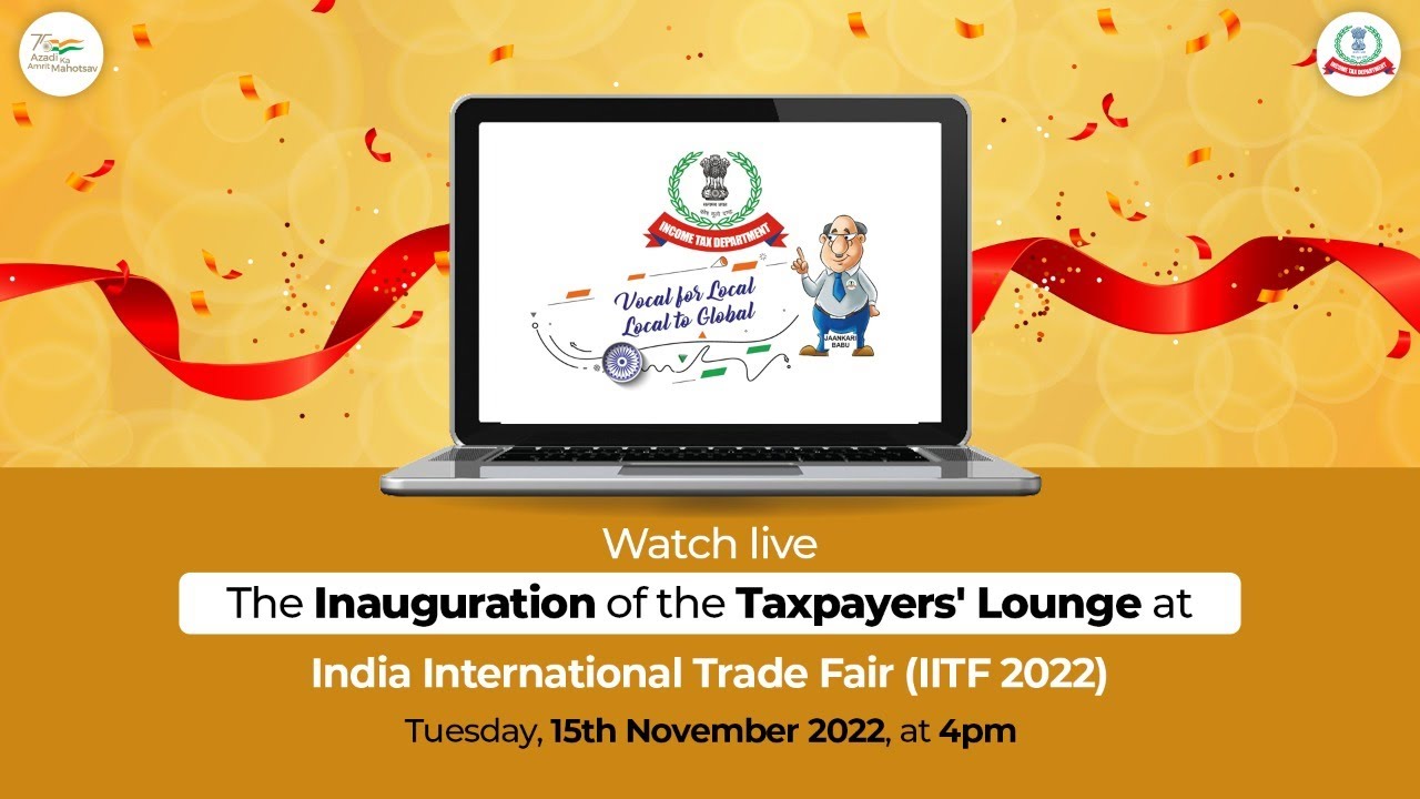Inauguration of Taxpayers' Lounge - IITF 2022 - YouTube