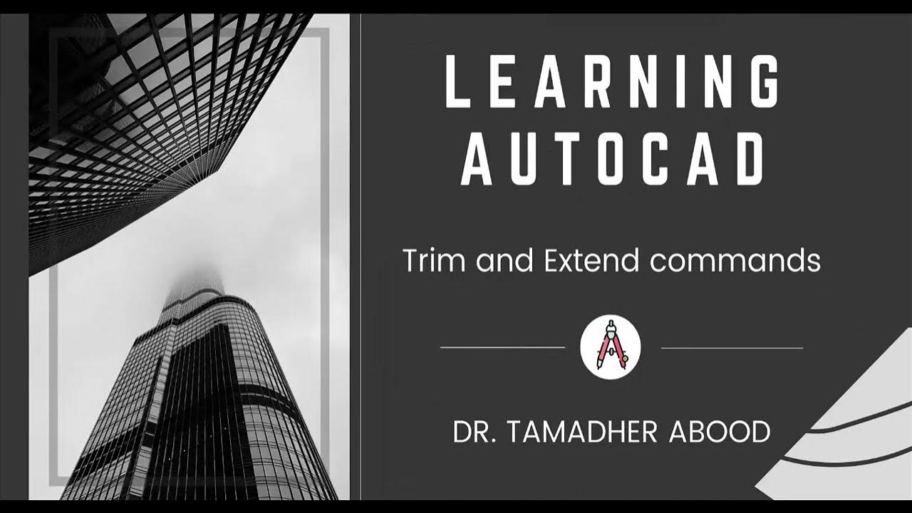 Trim and Extend commands - YouTube